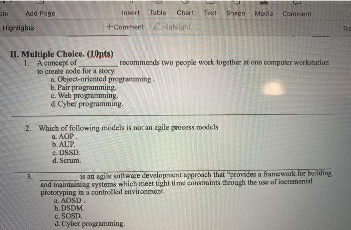 Solved om Add Page Text Shape Media Comment Insert Table | Chegg.com
