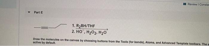 Solved Part A Pd/C + H2 Draw the molecule on the canvas by | Chegg.com