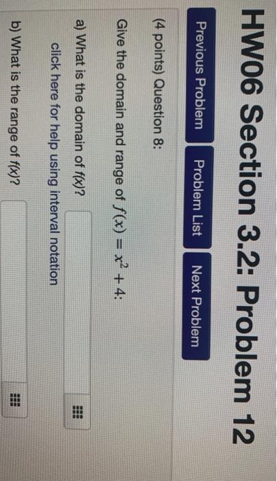 Solved HW06 Section 3.2: Problem 12 Previous Problem Problem | Chegg.com