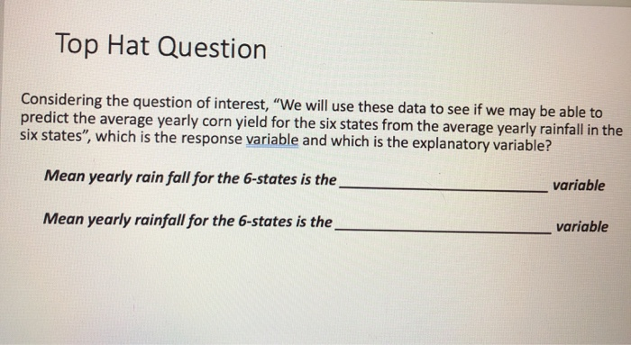 Solved Top Hat Question Considering the question of | Chegg.com