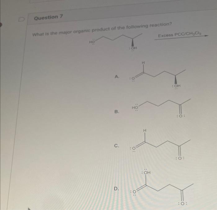 Solved What is the major organic product of the following | Chegg.com