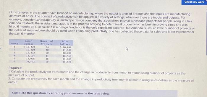 Solved Our examples in the chapter have focused on | Chegg.com