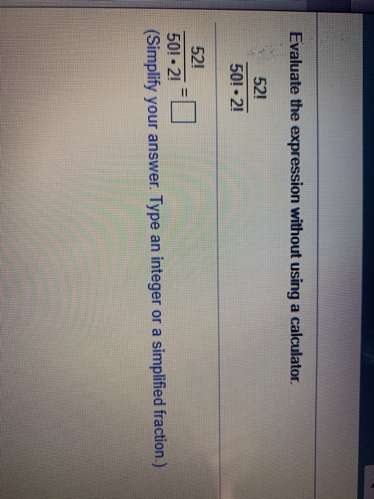 Solved Evaluate the expression without using a calculator. | Chegg.com