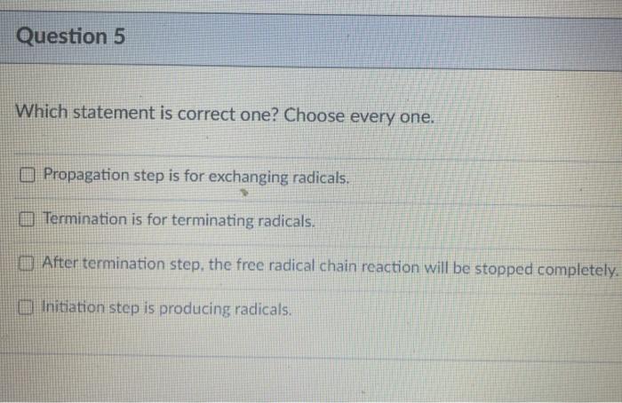 Solved Question 1 1 pts Which one is correct statement for | Chegg.com