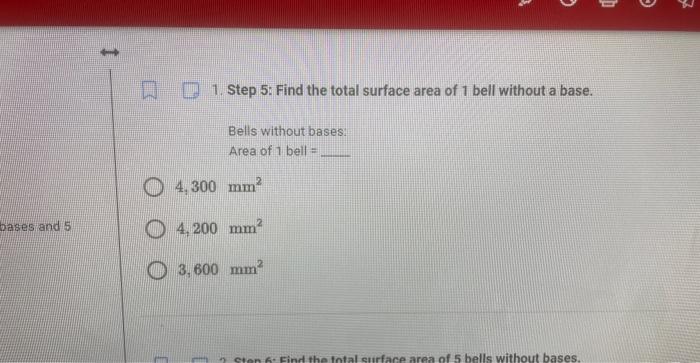 Solved V=BhV=31BVA=h=bhA=21hh Trianqular pyramid bells for | Chegg.com