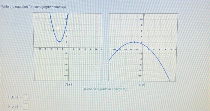 Solved Write the equation for each graphed function. J(x) | Chegg.com