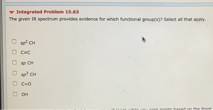 Solved Integrated Problem 15.63 Deduce the structure of a | Chegg.com