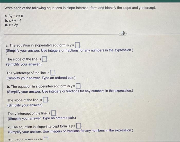 Solved Write each of the following equations in | Chegg.com