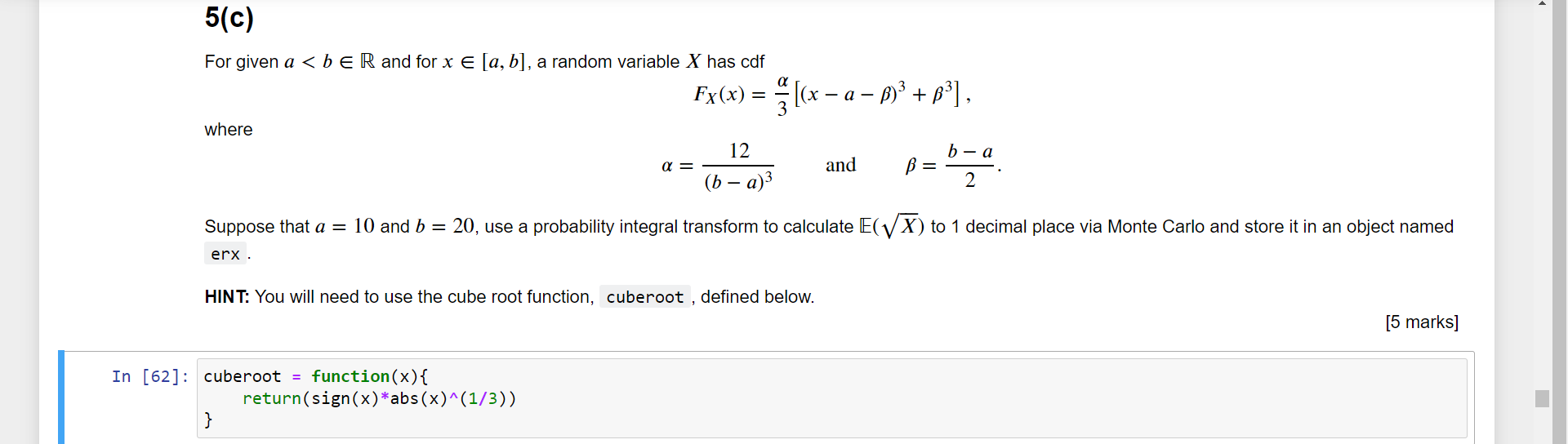 Solved For given 𝑎