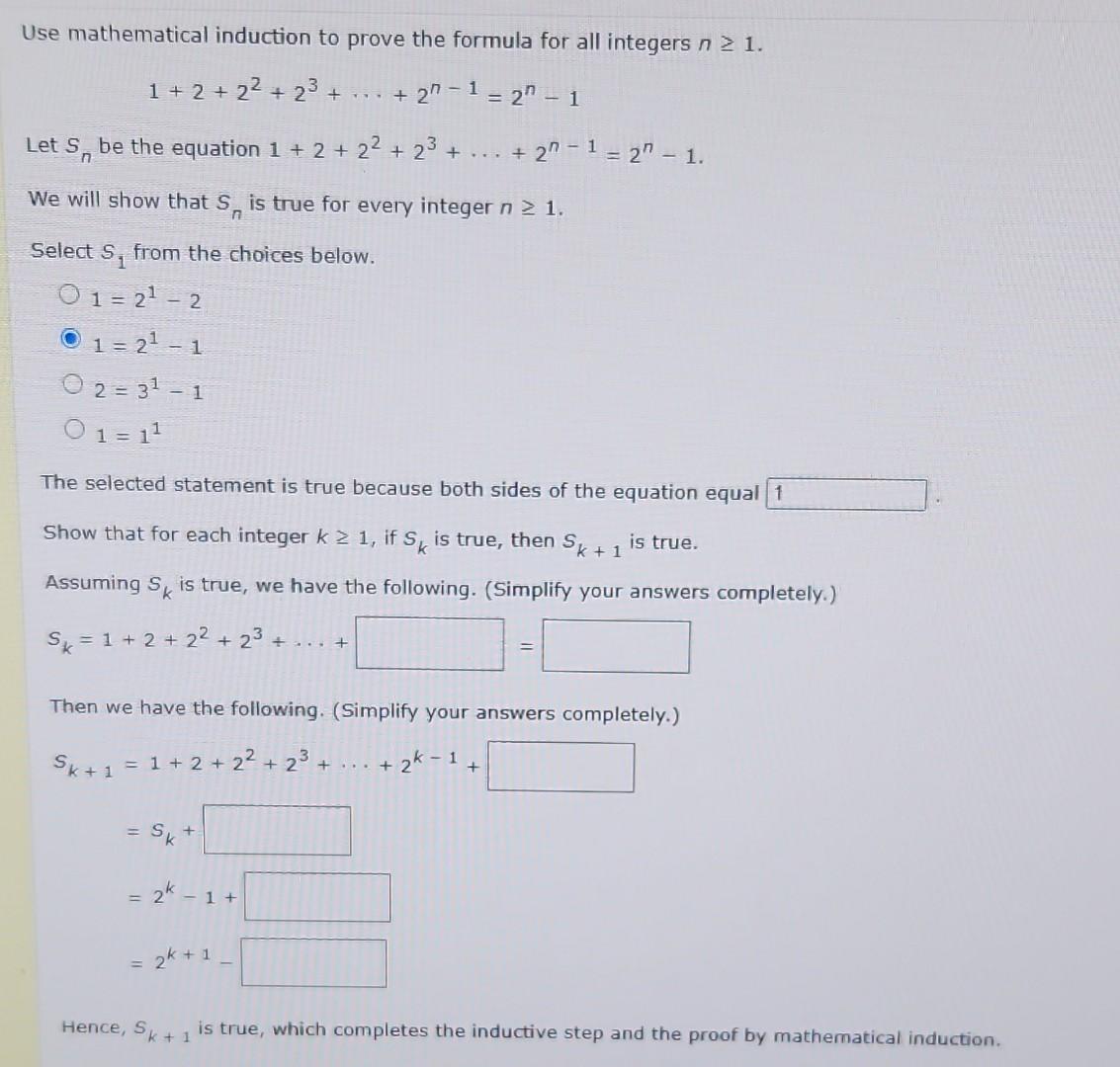 Solved Use mathematical induction to prove the formula for | Chegg.com