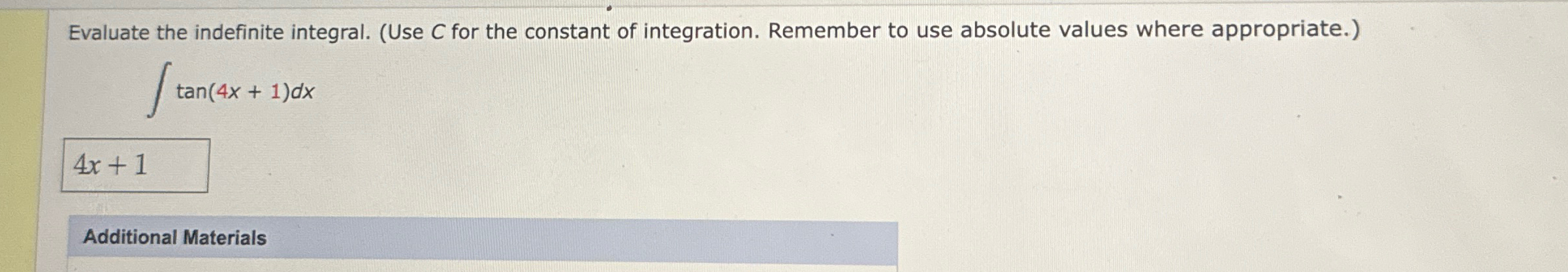 Solved Evaluate the indefinite integral. (Use C ﻿for the | Chegg.com