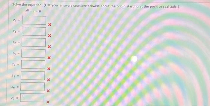 Solved Solve the equation. (List your answers | Chegg.com