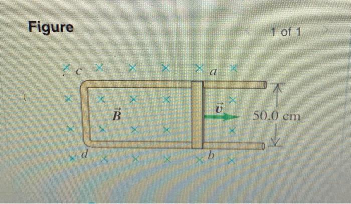 Solved The conducting rod ab shown in (Figure 1) makes | Chegg.com