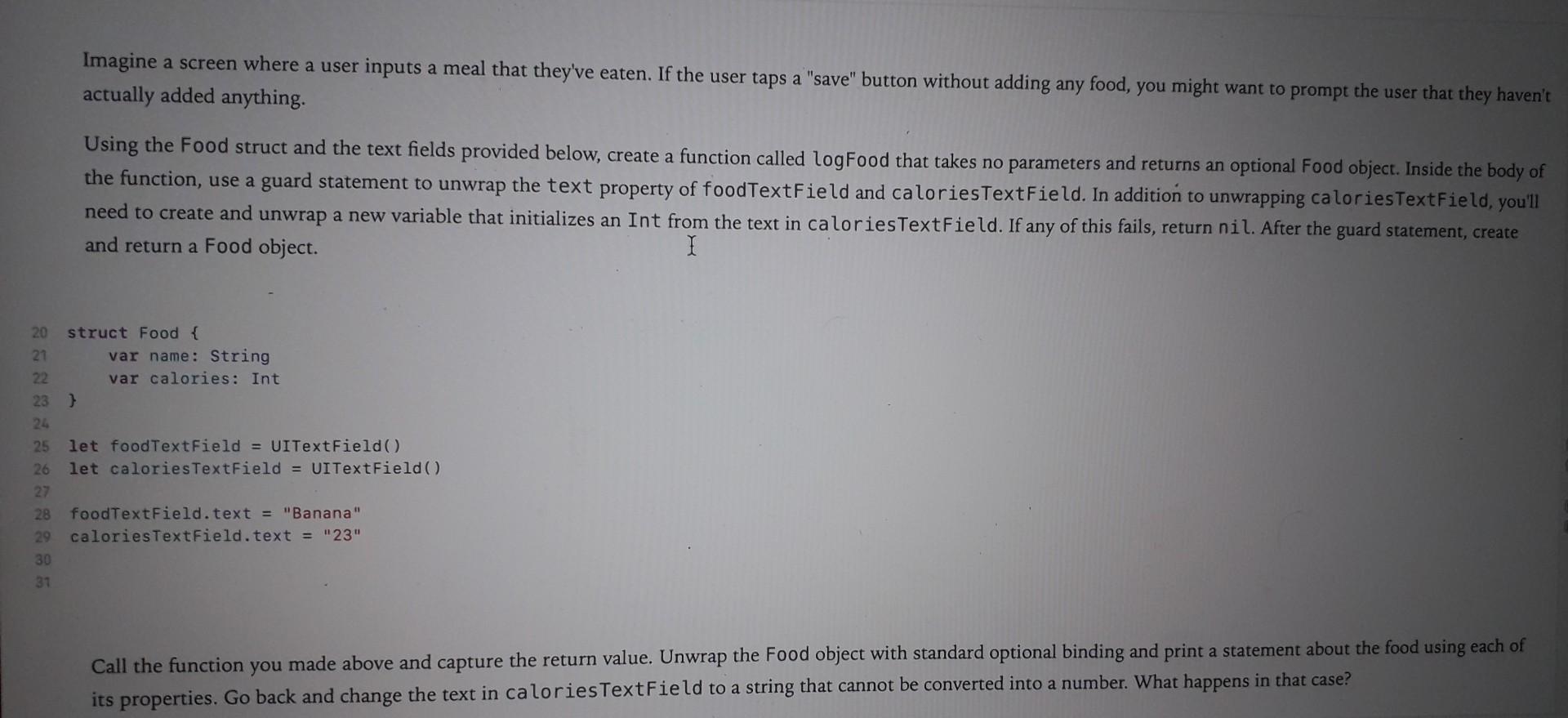 Solved App txercise - Guard Note These exercises reinforce | Chegg.com