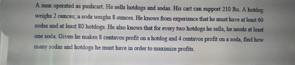 Solved Hello Please solve using SIMPLEX METHOD with | Chegg.com