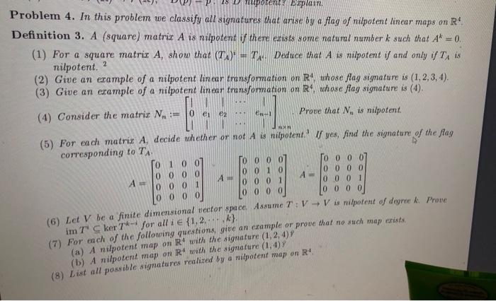 Solved 2 pozent. Explain Problem 4. In this problem we | Chegg.com