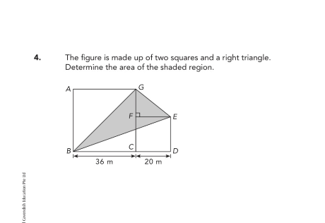 Solved The figure is made up of two squares and a right | Chegg.com