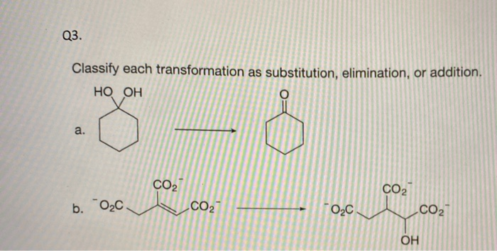 Solved Q3. Classify each transformation as substitution, | Chegg.com