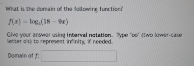 Solved What is the domain of the following | Chegg.com