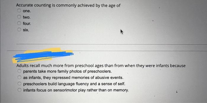 Solved Children master the cardinality counting principle by | Chegg.com