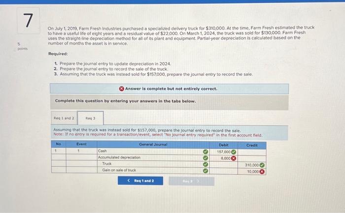 Solved On July 1, 2019, Farm Fresh Industries purchased a | Chegg.com
