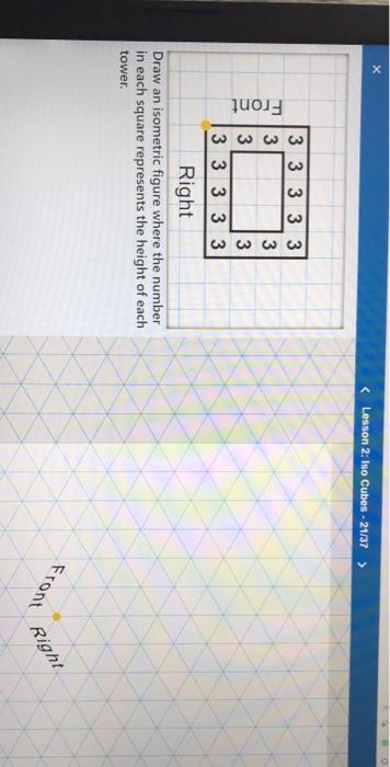 Solved X Right Front 1 1 3 3 | Chegg.com