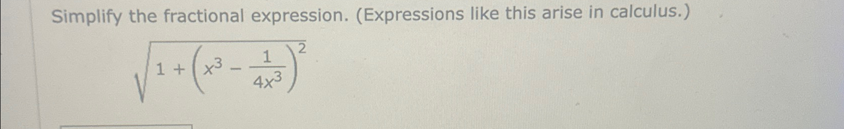 Solved Simplify the fractional expression. (Expressions like | Chegg.com