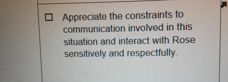 Solved Appreciate the constraints to communication involved | Chegg.com