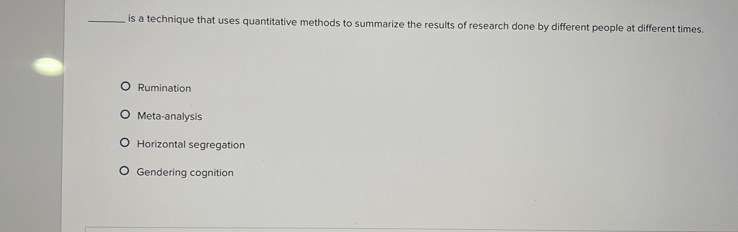 Solved is a technique that uses quantitative methods to | Chegg.com