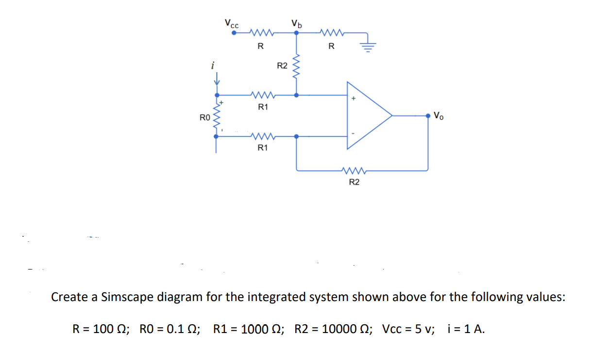 Solved Create a Simscape diagram for the integrated system | Chegg.com