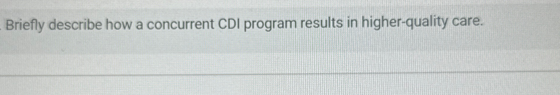 Solved Briefly describe how a concurrent CDI program results | Chegg.com