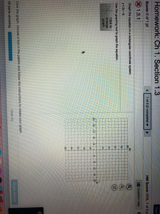 Solved Homework Ch 1 Section 1 3 Score 0 Of 1 Pt 1 Of 5