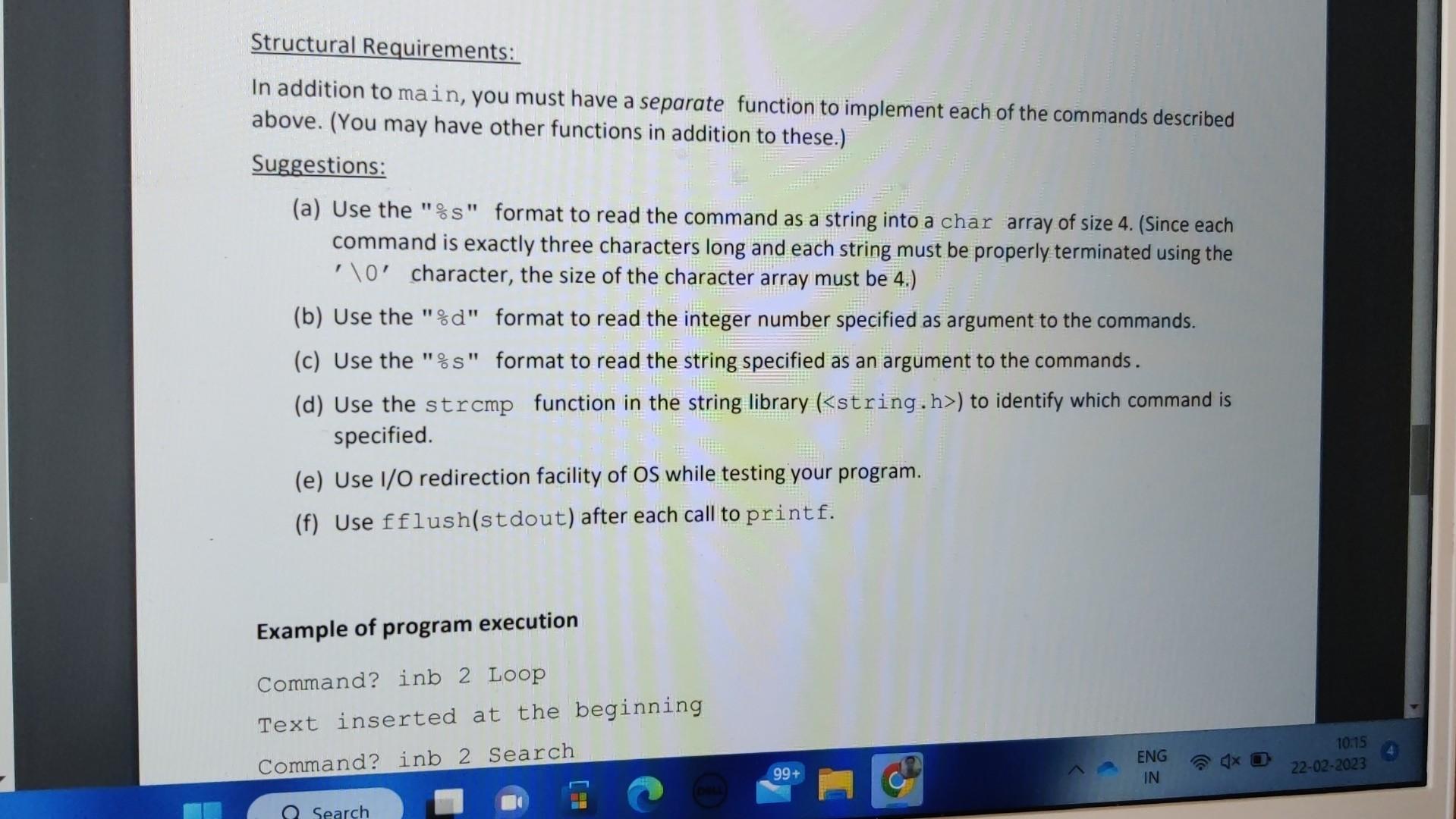 Solved Description You are required to write an interactive | Chegg.com