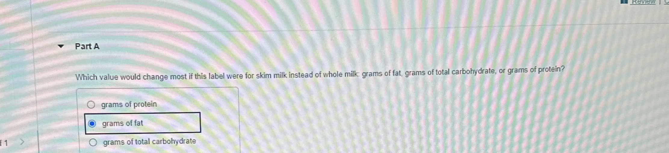 Solved Part AWhich value would change most if this label | Chegg.com