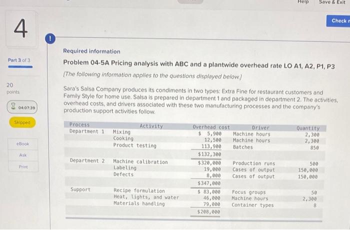 Solved Help Save & Exit Check 4 0 Part 3 of 3 20 points | Chegg.com