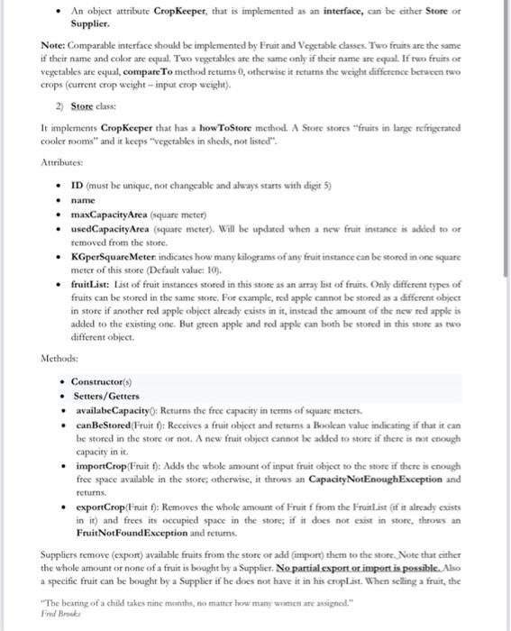 Agricultural Management System General explanation: | Chegg.com