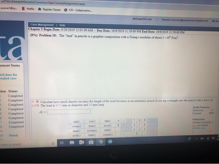 Solved theexpertta.com/common/Take TutorialAssignment.aspx | Chegg.com