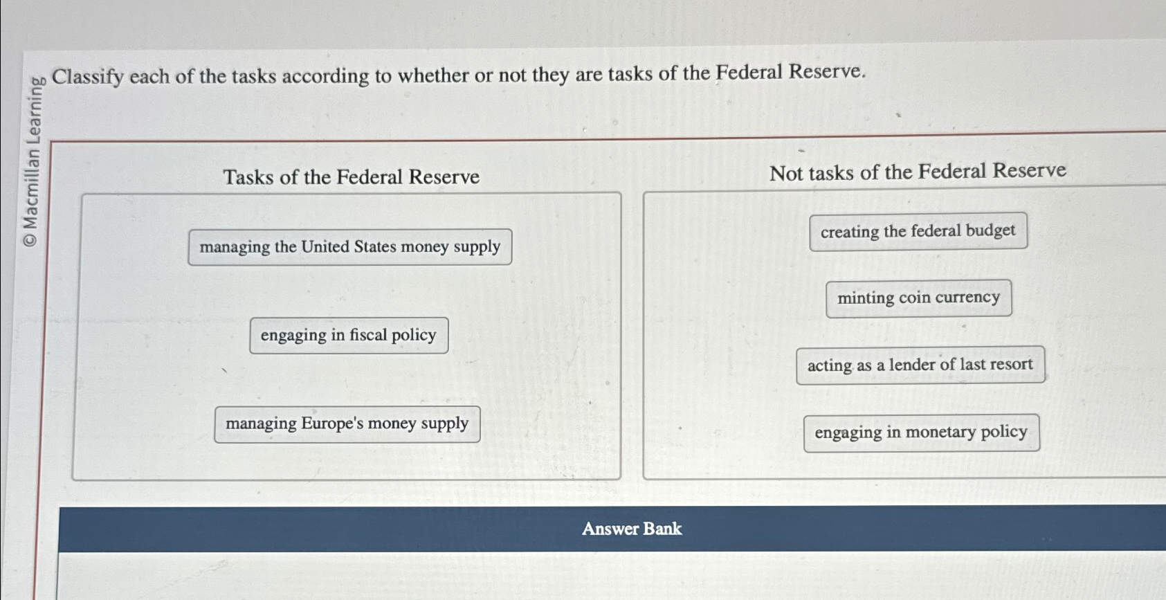 Solved on Classify each of the tasks according to whether or | Chegg.com