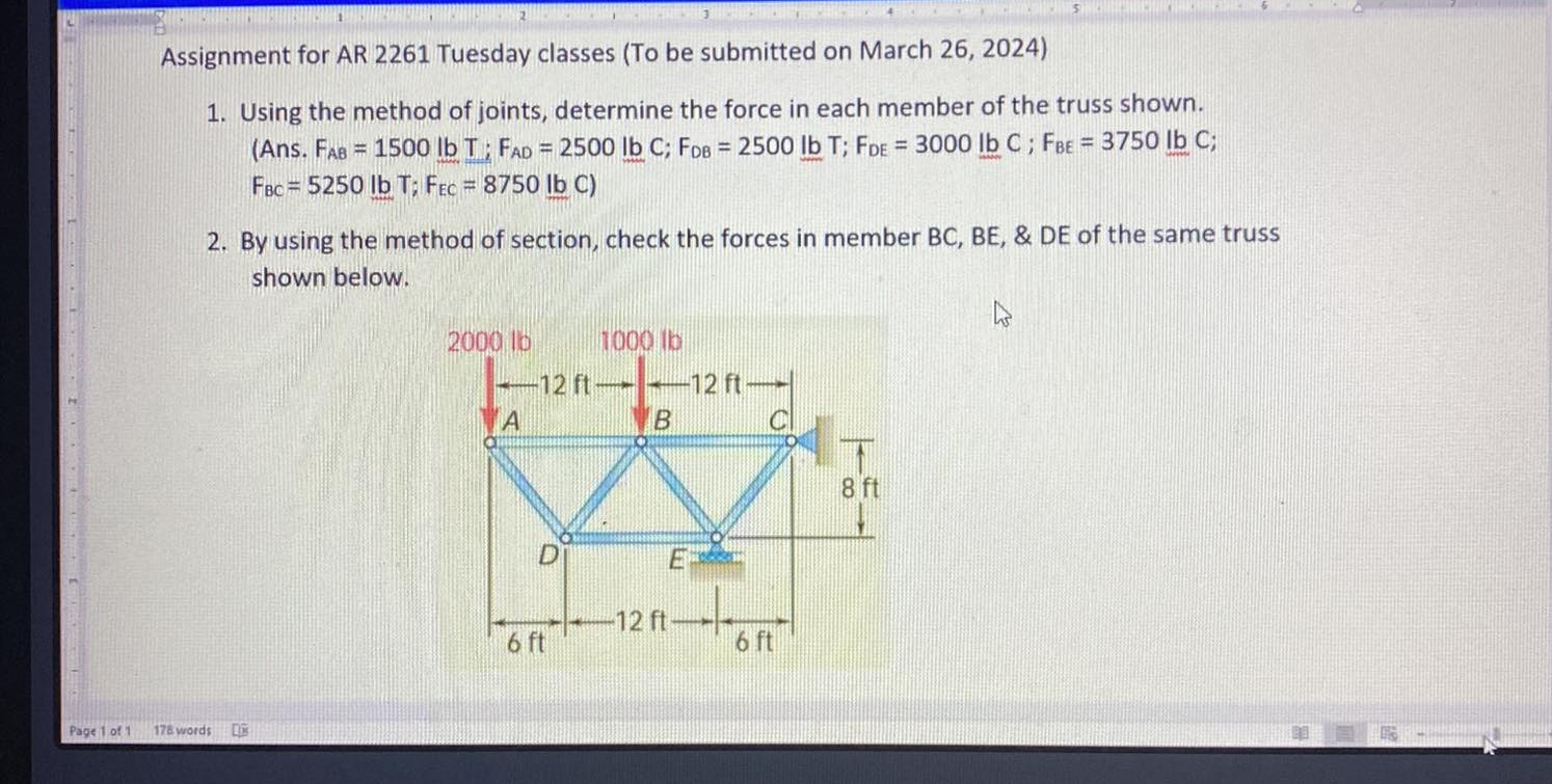 Solved Create a graph of Assignment for AR 2261 ﻿Tuesday | Chegg.com