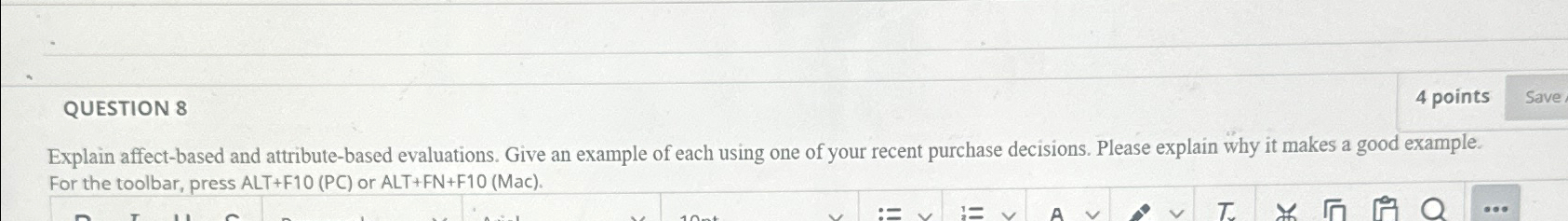 Solved QUESTION 8 4 ﻿points Explain affect-based and | Chegg.com