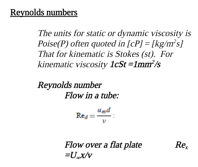 Solved QUESTION 3 Reynolds Number Calculate the Reynolds | Chegg.com