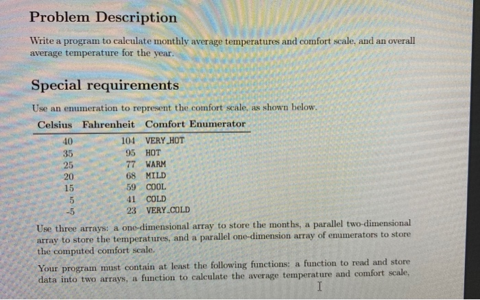 Solved Problem Description Write a program to calculate | Chegg.com