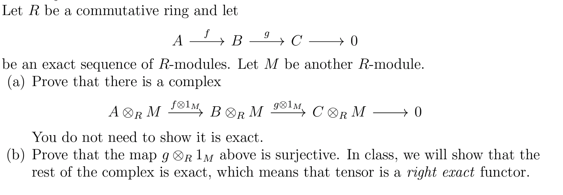 Solved Let R ﻿be a commutative ring and | Chegg.com