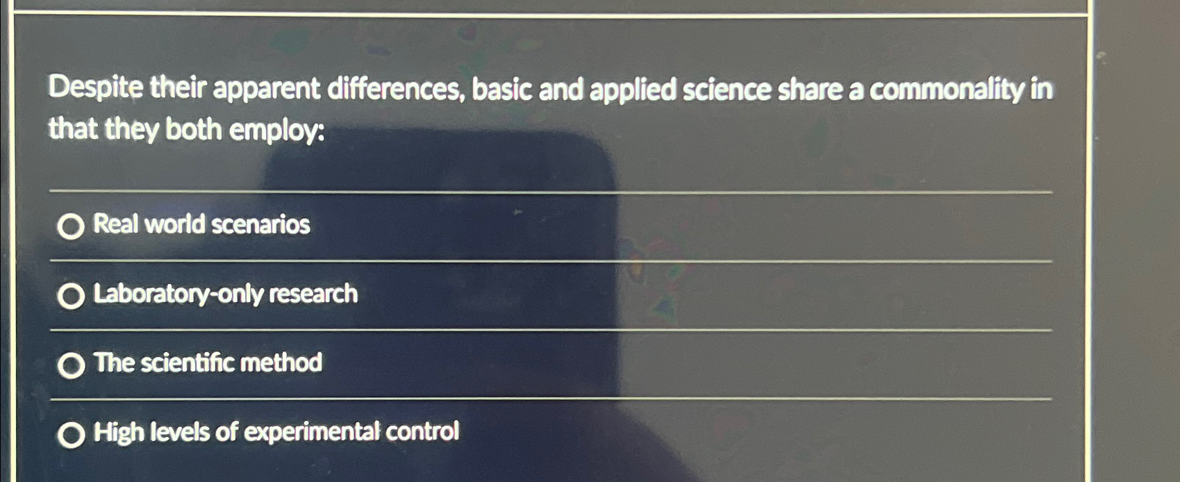 Solved Despite their apparent differences, basic and applied | Chegg.com