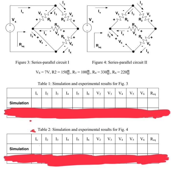 Solved Figure 3: Series-parallel circuit I Figure 4: | Chegg.com