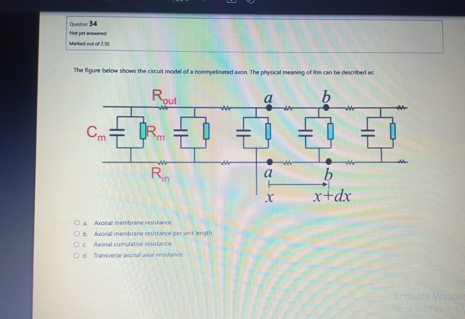 The figure below shows the circuit model of a | Chegg.com