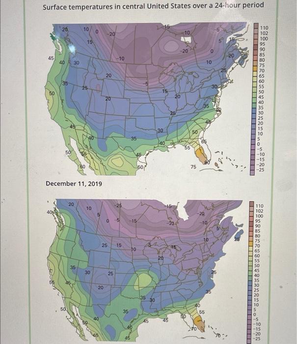 Solved Chapter 18 Weather Patterns 18.4 Identifying Fronts | Chegg.com