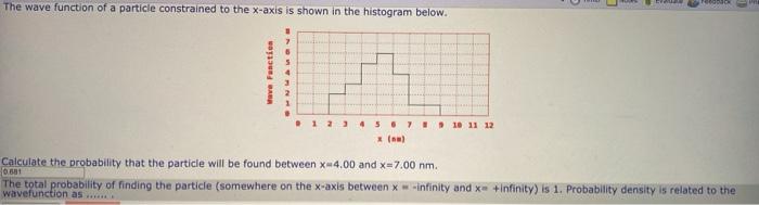 Solved The wave function of a particle constrained to the | Chegg.com