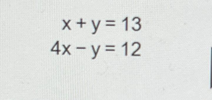 Solved Xy134x Y12 