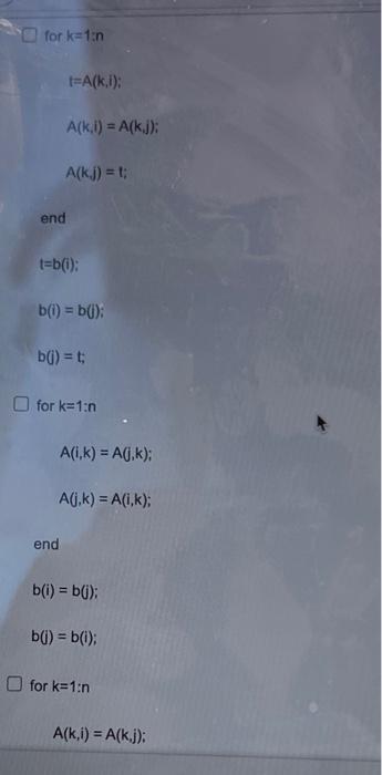 Solved Consider The Matrix Vector Equation Ax B Where A Is
